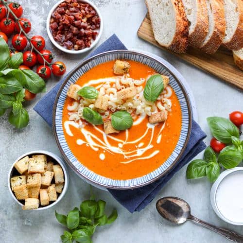Tomatsuppe - Nem og cremet suppe med tomat